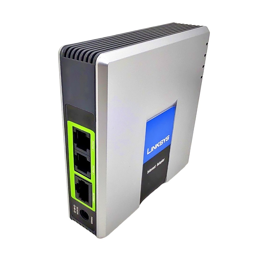 Adaptador ATA para 2 líneas IP - Gateway Linksys - AlabamaStore